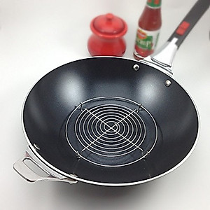 i Kito Wire Steamer Kettle Rack Holder Fit For All Pots Pans Up To 4L Cookware Easy Cooking Steaming Vegetables Foods (Small-Dia 5inch)