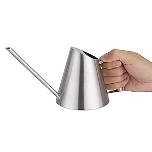 900ml Stainless Steel Long Mouth Watering Can Flower Bonsai Watering Garden Planting Indoor and Outdoor Garden Yard