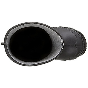 Kamik STOMP/KIDS/PUR/4149F Rain Boot Black, 2 M US Little Kid