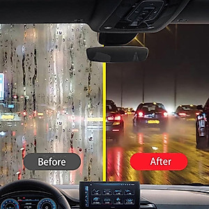 Bonseor Glass Cleaner, Glass Cleaning Board, Automotive Oil Film Cleaning Brush, Hydrophobic Glass Coating for Windshield, Oil Film Remover for Car Window (1 PCS)