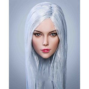 HiPlay 1/6 Scale Female Figure Head Sculpt, Charming Girl Doll Head for 12 Inch Action Figure TBLeague JIAOUDOLL HS079(A)