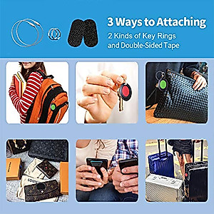 Upgraded Key Finder with Oval and Rectangle Receivers, Simjar Wireless RF Item Locator Tracker Support Remote Control, 1 RF Transmitter and 4 Receivers - Pet/Wallet/Phone/Glasses Tracker