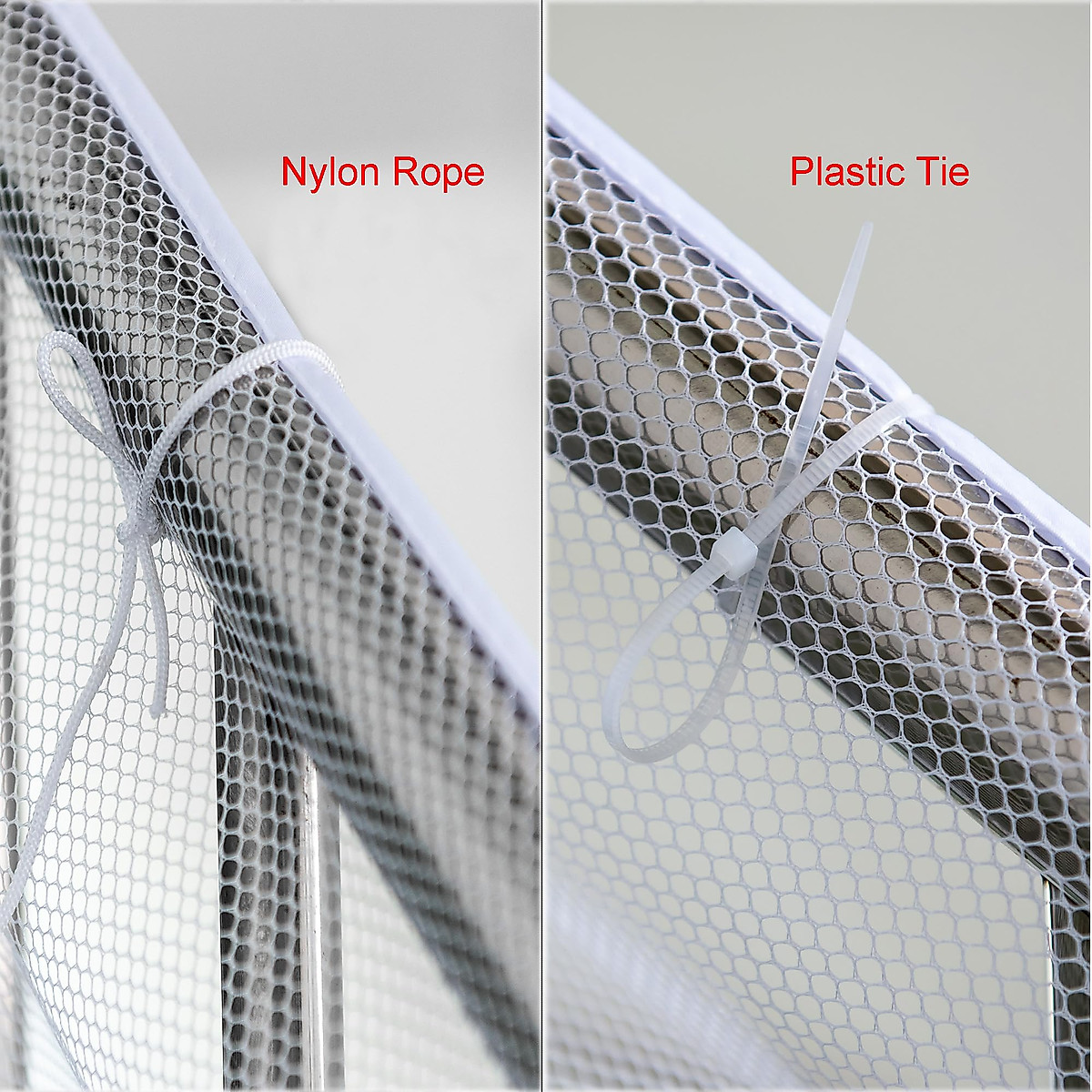 CM 3m Length Safety Rail Net Stair Banister Stair Net with Ropes for Stairs Fence Balcony Baby Bed, Protect Childs Pets Safe