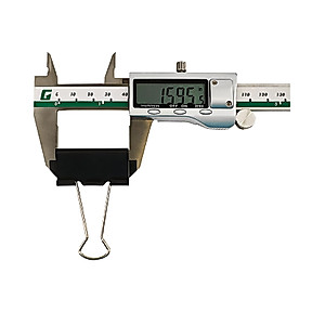 DSTELIN Large Binder Clips 1.6Inch (24 Pack), Big Paper Clamps Clips for Office Supplies, 1.6Inch/41mm Width, 0.7Inch/18mm Capacity, Black