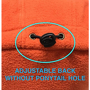 Home Prefer Winter Beanie Warm Skull Cap Outdoor Windproof Fleece Knit Earflap Hat for Men and Women Orange