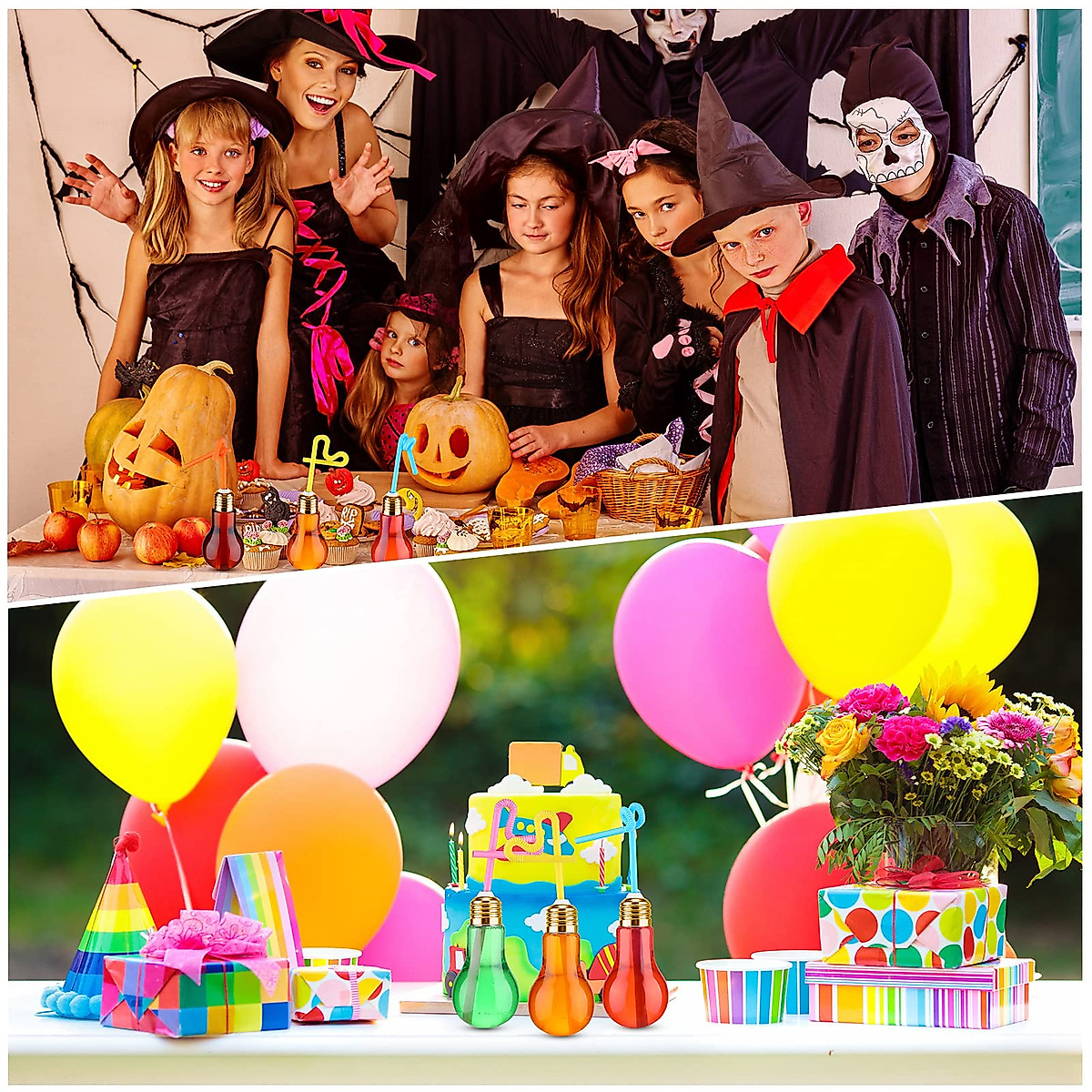 Potchen 72 Pieces Plastic Bulb Jar Light Bulb Shaped Acrylic Candy Boxes 3.4 oz Fillable Plastic Light Bulbs for Crafts Light Bulb Gift Lightbulb Candy Containers for Party Favors Supplies (Gold Lid)