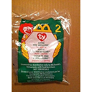 Ty Beanie, 1999 Factory Sealed, #2 Antsy the Anteater - McDonalds Happy Meal .HN#GG_634T6344 G134548TY70415