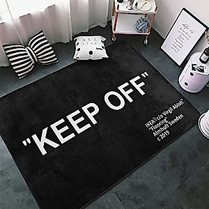 YIKUDU Keep Off Large Rugs Floor Mat Modern Carpet for Home Decoration Area Rug,Cozy Art Decoration Polyester Carpet 36 x 24 inch