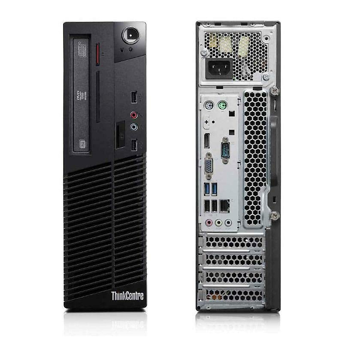 Lenovo Thinkcentre M73 SFF i3 Desktop Computers Small Form Factor Windows 10 Pro, 8GB Ram 500GB Hard Drive, WiFi, DVD, VGA, DP Port, Keyboard and Mouse (Renewed)