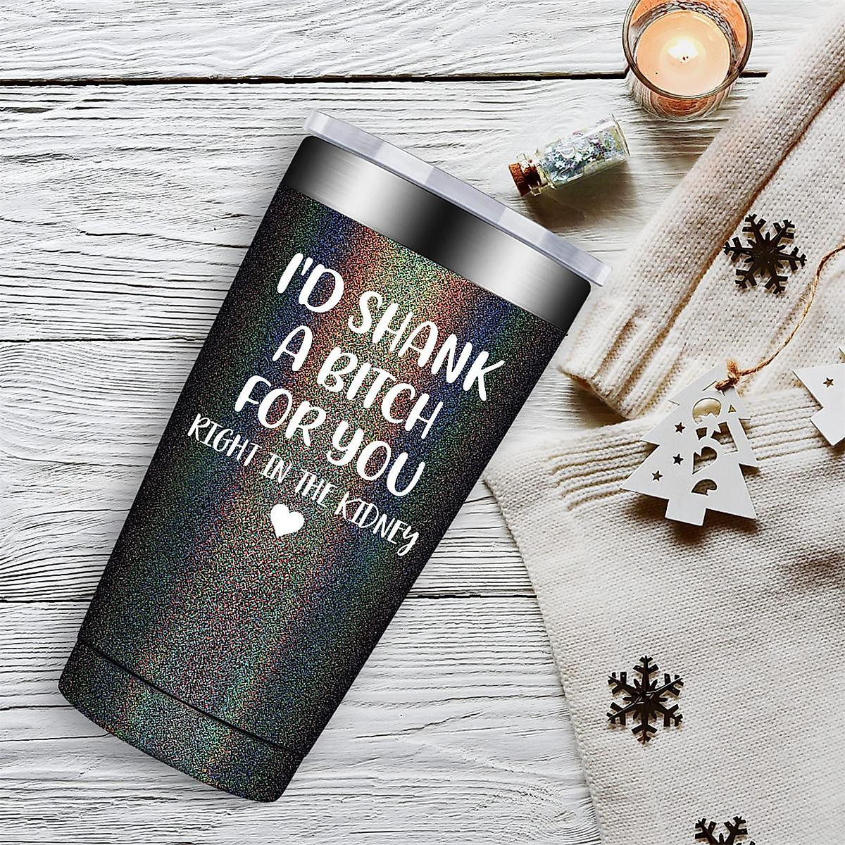 BIRGILT Best Friend Birthday Gifts for Women - Funny Christmas Friendship Gifts for Coworker, Sister, Bestie - 20oz Tumbler Cup