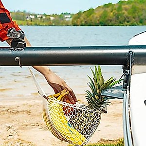 Travelers Hammocks Fruit & Vegetable Macrame Hammock, Space Saving Produce Hammock for Boat, Home, RV Storage & Under Cabinet with-Drawstring Closure