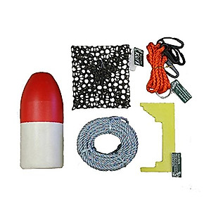 KUFA All Included Crabbing Accessory kit (5/16" Lead Rope,Caliper,Harness,Bait cage & Float) (200)
