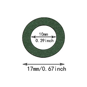 Maxmoral 200pcs 18650 Lithium Battery Insulator Rings Hollow Paper Pad Electrical Insulation Ring Adhesive Cardboard Sticker(Red+Green)