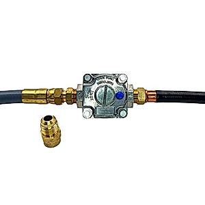 KitchenAid 710-0003 Natural Gas Hose and Regulator for Gas Grill Conversion Gray