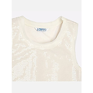 Mayoral 28-06066-052 - Sequins Tank top for Girls 18 Years Champagne