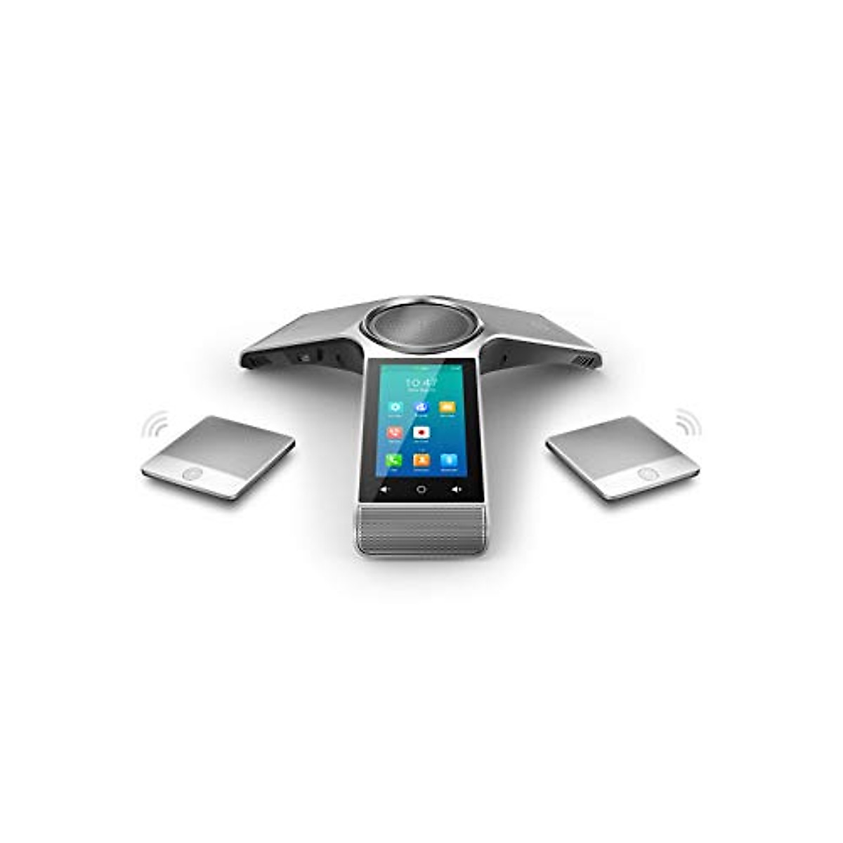 Yealink CP960-WirelessMic Conference IP Phone, 2 Wireless Expansion Microphones. 5-Inch Color Touch Screen. 802.11ac Wi-Fi, 802.3af PoE, Power Adapter Not Included