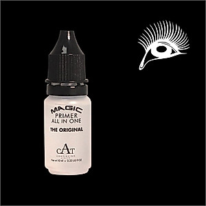CAT Magic Primer All in One The Original Make-up Mixing Liquid for Waterproof Sweat Resistance and Smudge Proof for Ultra Long Wear Transparent Small