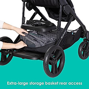 Baby Trend Morph Single to Double Modular Stroller Travel System with EZ-Lift™ PLUS Infant Car Seat, Dash Black