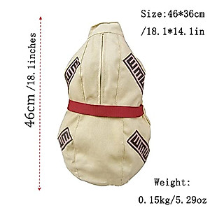 XeUiao Gaara Cosplay Backpack Bag Gaara Gourd Backpack Gym Bag Zip Sling Bags Unisex Halloween (18.1x14.1in, Gaara)