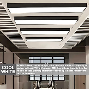 Konideke 24 Inch T12 Fluorescent Tube Light Bulb 20 Watt Cool White, F20T12/CW 4100K Replacement for F20T12/CW/ALTO, F20T12/CW/ECO, F20T12/SP41/ECO G13 Base 1200 Lumens 4 Counts