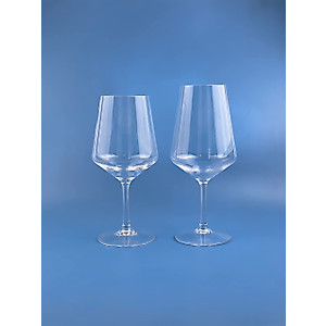 20-ounce Unbreakable Wine Glasses-Plastic Stem Wine Glasses, set of 6-All Purpose,Red or White Wine Glass,Dishwasher Safe,BPA Free