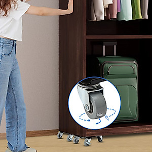 WEPUMP Furniture Movers with Wheels & Furniture Lifter Set, 360° Rotation Wheels Double Bearing Roller Mute+Smooth，Easy to Moving Heavy Furniture Load Capacity 880 Lbs