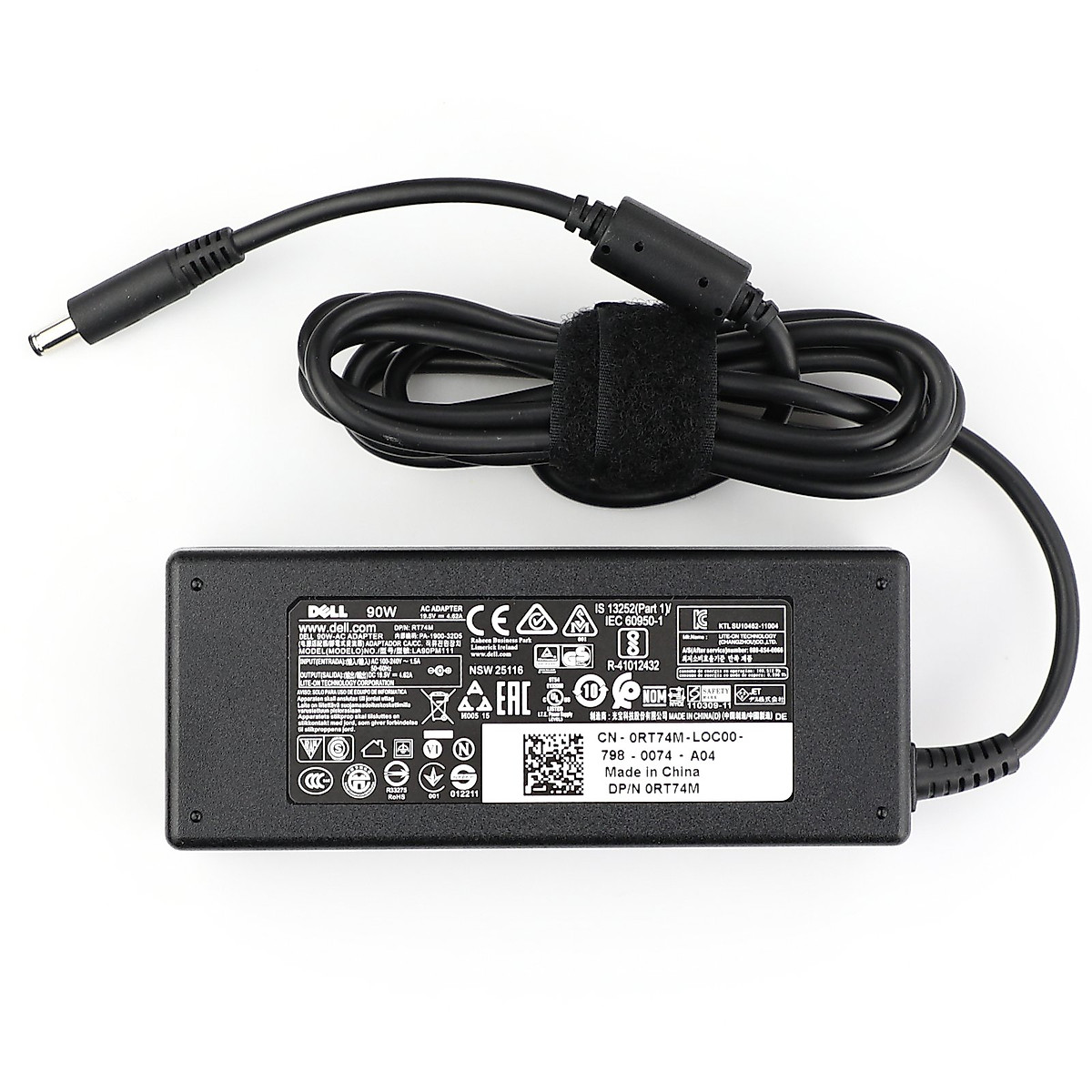 Dell 90W Replacement AC Adapter for Dell XPS 13 (L321X) / (L322x), 13 (9343), XPS 12 (9Q23) / (9Q33), 11 (9P33), 100% Compatible with P/N: RT74M, 0RT74M, VRJN1, LA90PM111, PA-1900-32D5