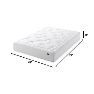 ZINUS 10 Inch Cloud Memory Foam Mattress / Pressure Relieving / Bed-in-a-Box / CertiPUR-US Certified, Twin