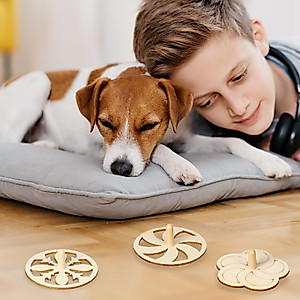 NUOBESTY 20pcs Spinning Top Wooden Gyroscope Blank Gyroscope Hollow Gyro Wood Gyro Tops for Kids DIY Gyroscope Kids Painting Toy Unfinished Tops Wood Tops Kids Gyroscope Kids Tops DIY Tops