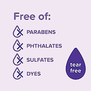 Johnson's Calming Baby Shampoo with Soothing NaturalCalm Scent, Hypoallergenic & Tear-Free Baby Hair Shampoo, Free of Parabens, Phthalates, Sulfates & Dyes, 20.3 fl. oz