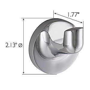 Design House 558080 Alta Bay Robe Hook, Polished Chrome
