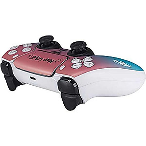 Skinit Decal Gaming Skin Compatible with PS5 and Compatible with PS5 Digital Edition DualSense Controller - Officially Licensed Warner Bros Harley Quinn Mad Love Design