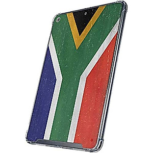 Skinit Clear Tablet Case Compatible with iPad 10.2in (9th Generation, 2019-2021) Originally Designed South Africa Flag Distressed Design