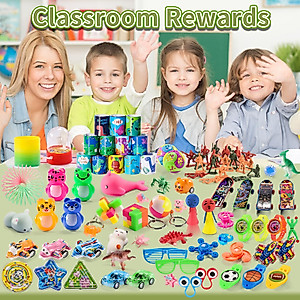 300 PCS Party Favor for Kids Goodie Bags Stuffers, Prize Box Toys for Kids Classroom Bulk, Small Fidget Toys Pinata Fillers, Treasure Chest Toy for Students Rewards, Carnival Prizes, Birthday Gifts