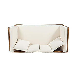 Christopher Knight Home Patrick Outdoor Acacia Wood Expandable Daybed with Water Resistant Cushions, Teak