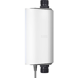 KOHLER H2Wise+ Smart Home Water Monitor and Automatic Shutoff Valve, Water Leak Detector and Water Usage Tracker,White