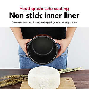 Portable 12V Car Travel Rice Cooker 2 Cups,1.2L Mini Rice Cookers with Cooking Heating and Keeping Warm Function, 304 Stainless Steel Steam Tray