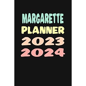 MARGARETTE: Custom Name Weekly Planner 2023-2024