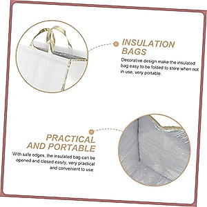 Insulated Cooler Bag Insulation Bags Portable Ice Pack Cooler Ice Packs Grocery Shopping Bags Reusable Grocery Bags Cake Carrier Bag Nonwoven Peritonealwaterproof Food Bag