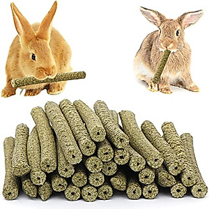 Youngever 315g Timothy Hay Sticks, Timothy Grass Molar Stick Chew Toys for Rabbits, Chinchillas, Guinea Pigs, Hamsters