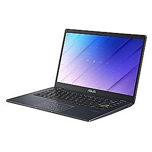 ASUS L410 MA-DB04 Ultra Thin Laptop, 14” FHD Display, Intel Celeron N4020 Processor, 4GB RAM, 128GB Storage, NumberPad, Windows 10 Home in S Mode, Star Black (Renewed)