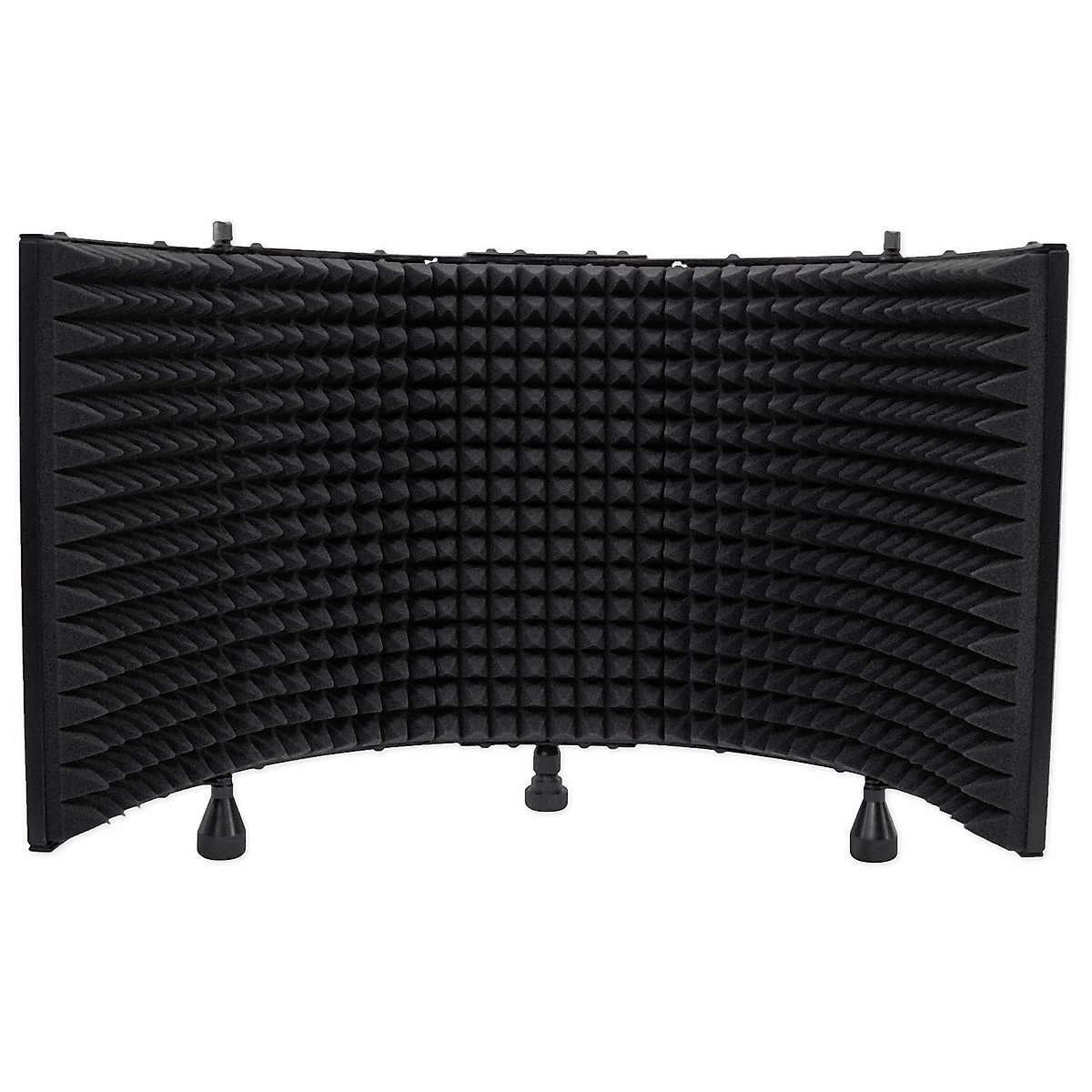 Rockville Recording Studio Microphone Isolation Shield + Heavy Duty Tripod Stand