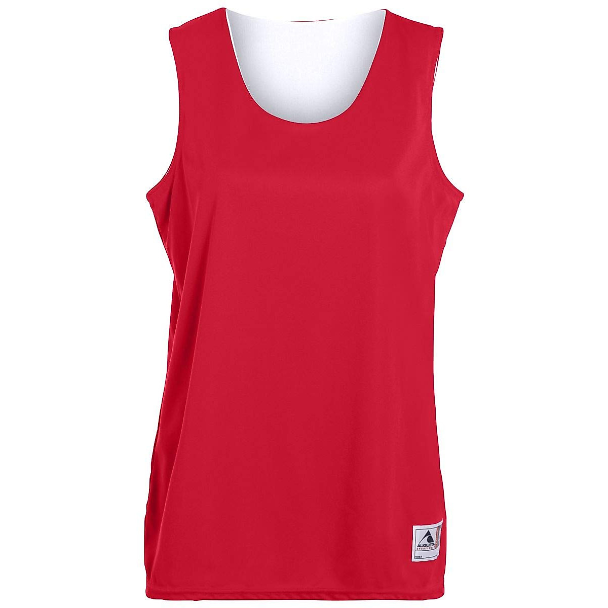 Augusta Sportswear womens Augusta Ladies Reversible Wicking Tank Sleeveless, Red/White, Large US