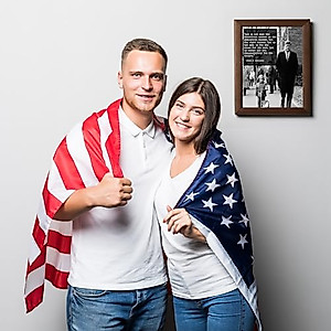 John F. Kennedy Quotes - Patriotic Wall Art Poster, This Motivational Wall Decor Poster Is An Ideal Inspirational Art For Home Decor, Bedroom Decor, Boys Room Decor, or 4th Of July, Unframed - 8x10