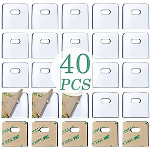 Vertical Blind Repair Tabs/Blind Fixer Tabs/Verticle Blind Repair Kit for Vertical Blinds Replacement Slats（40pcs）