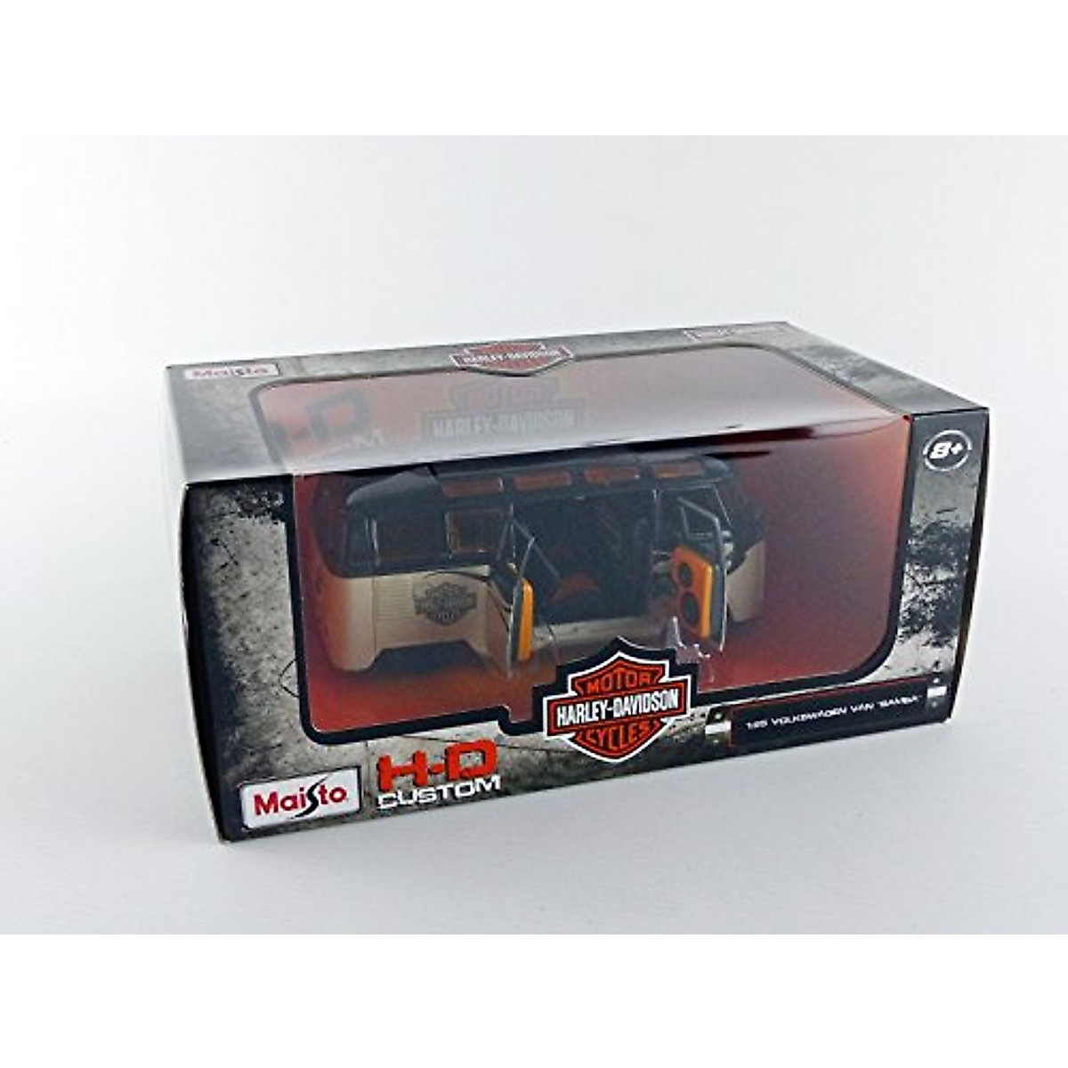 Maisto Harley-Davidson Volkswagen Samba Van Diecast Vehicle (1:25 Scale)