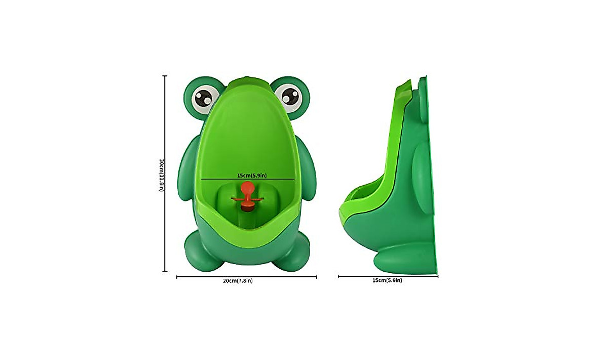 Potty Training Urinal for Boys - Cute Green Frog Pee Trainer
