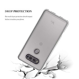 Cadorabo Case Compatible with LG V20 in Fully Transparent - Shockproof and Scratch Resistant TPU Silicone Cover - Ultra Slim Protective Gel Shell Bumper Back Skin