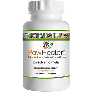 PawHealer® Dissolve Herbal Formula - 100 Grams Powder - Remedy for Fatty Lumps & Bumps in Dogs & Pets …