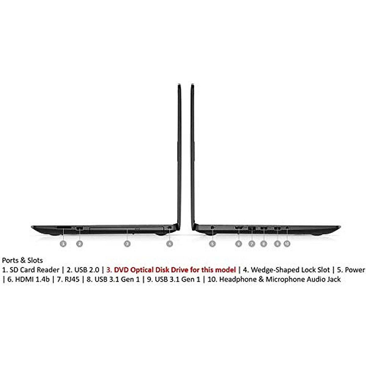 Dell Inspiron 3793 Premium 17.3'' FHD 1080P Non-Touch Laptop Computer Intel 10th Gen i3-1005G1 up to 3.4GHz 8GB RAM 1TB HDD Webcam DVD-RW HDMI WiFi Windows 10 Home, Aloha Bundle